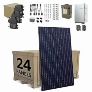 Grid Tie Enphase System: Q.Cell 24 Panel 9.72 kW - Unbound Solar