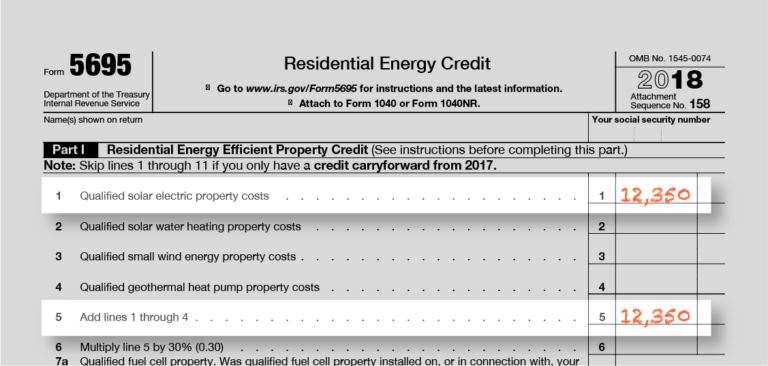 How to File IRS Form 5695 To Claim Your Renewable Energy Credits