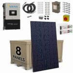 Sol-Ark Grid-Tie NEM static kit: Q Cell 8 Panels - Unbound Solar